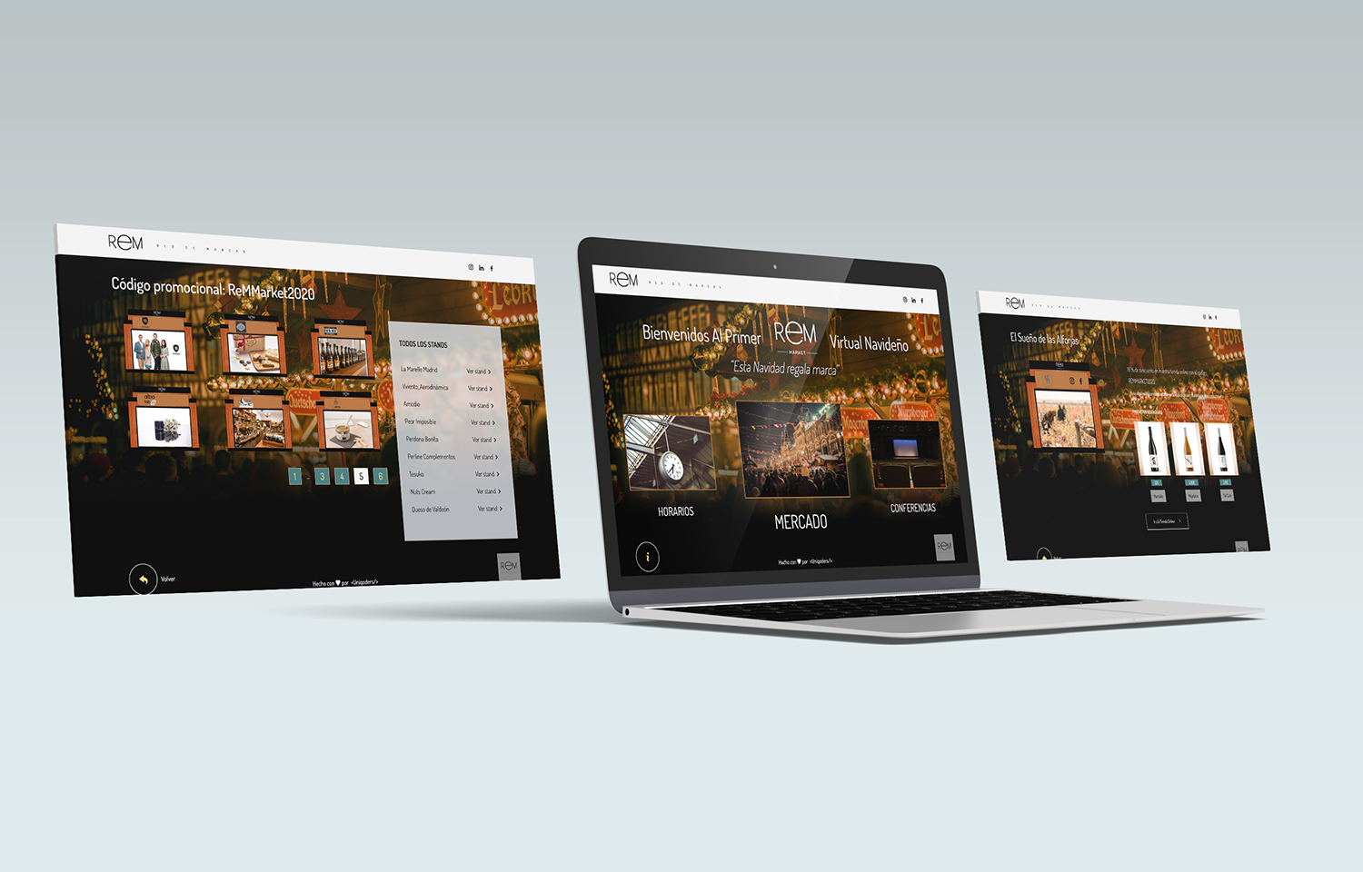 ReM Brand Network - Web design and development | Uniqoders